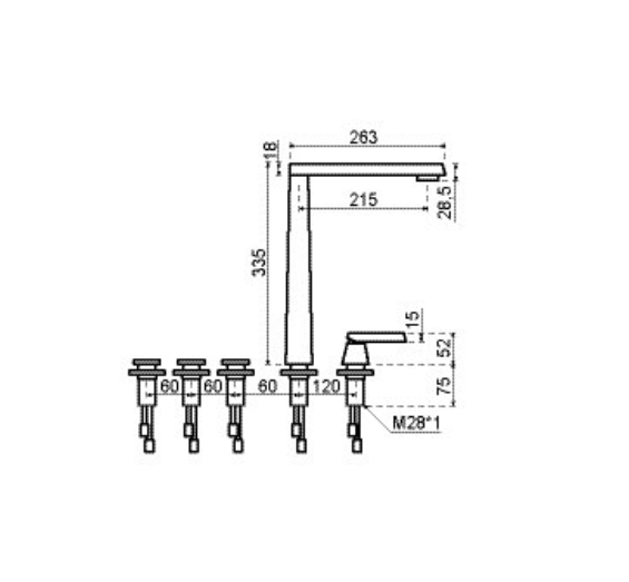 Selsiuz By Osiris Design Hexagon Gold 350700 Met Combi Extra Boiler Van ...
